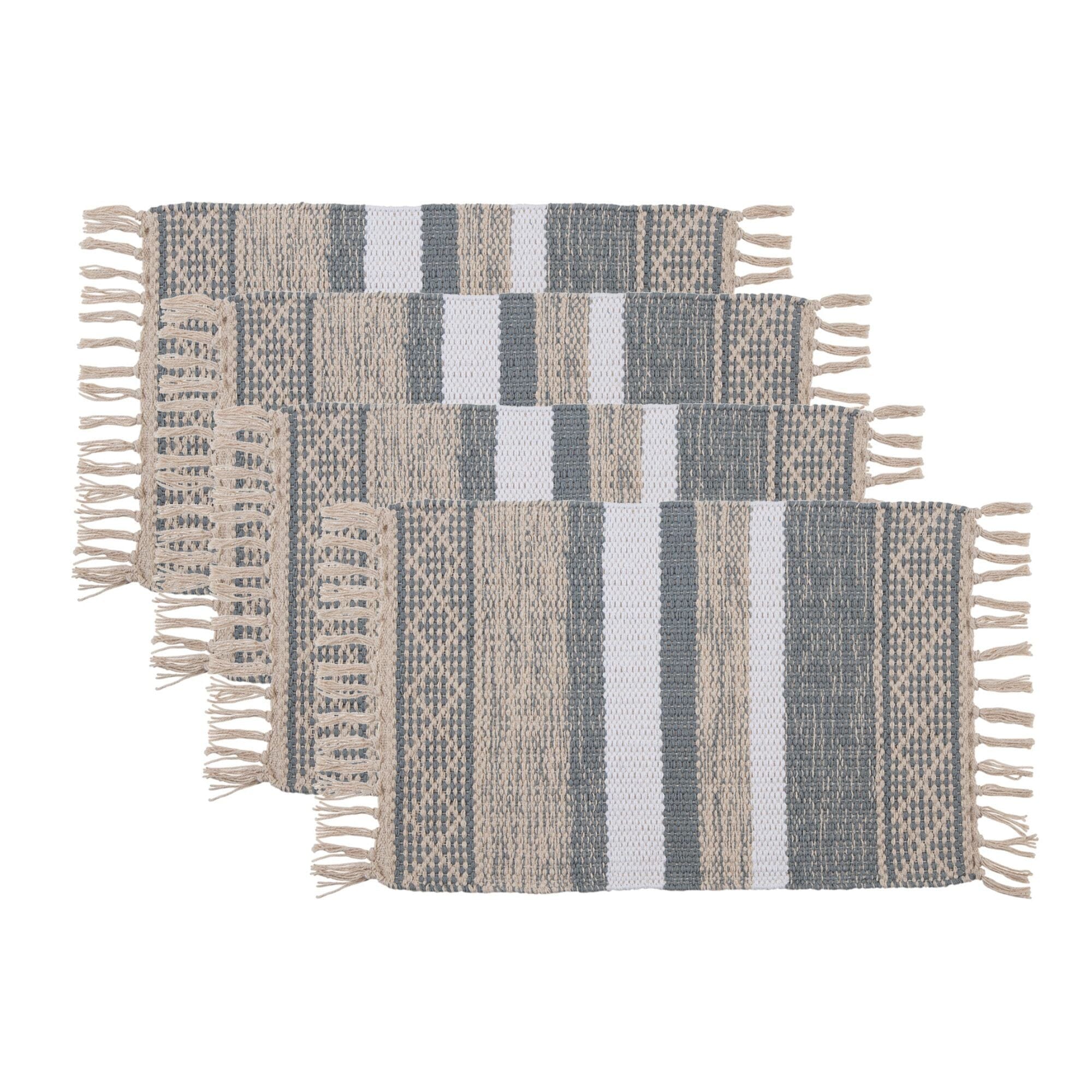 Lenox Textured Neutral Placemats, Set of 4 – Threadmade Home